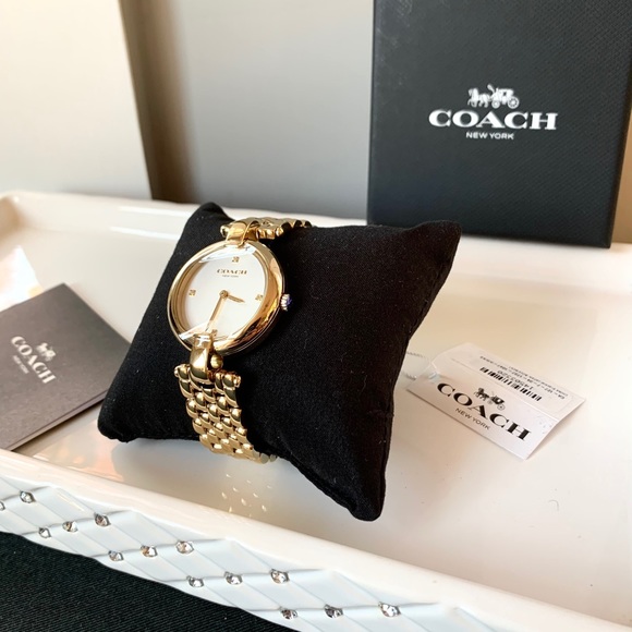 Coach | Accessories | Nwt Authentic Coach Gold Tone Watch | Poshmark